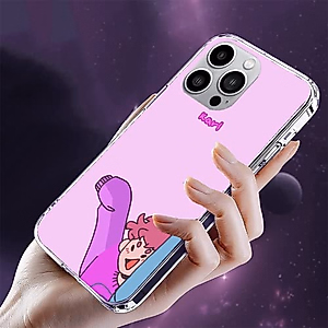 LEDSIX Phone Case Dream Mcyt Twitch Purple Sapnap Karl Jacobs SMP Wallpaper Shockproof Cover Funny Compatible with iPhone 7plus 8plus Clear Slim Transparent