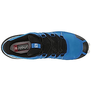 Salomon Speedcross 5 Trail Running Shoes for Men, Skydiver/Black/White, 11