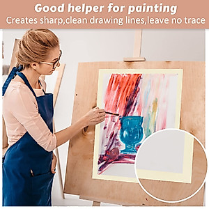 Masking Tape Bulk General Purpose Masking Tape 55 Yards Painting Tape for Painting Home Office School Stationery Arts Crafts Basic Use(30 Rolls,0.8 Inch)