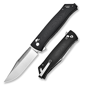 Cohesion Pocket Knife for Men and Women, EDC Knife with Pocket Clip, Folding Knife Utility Knife for Outdoor Camping Hiking