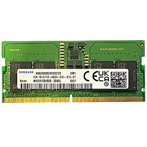 8GB DDR5 4800MHz SODIMM PC5-38400 CL40 1Rx16 1.1V SO-DIMM 262-Pin Laptop Notebook RAM Memory Module (M425R1GB4BB0-CQK) (OEM)