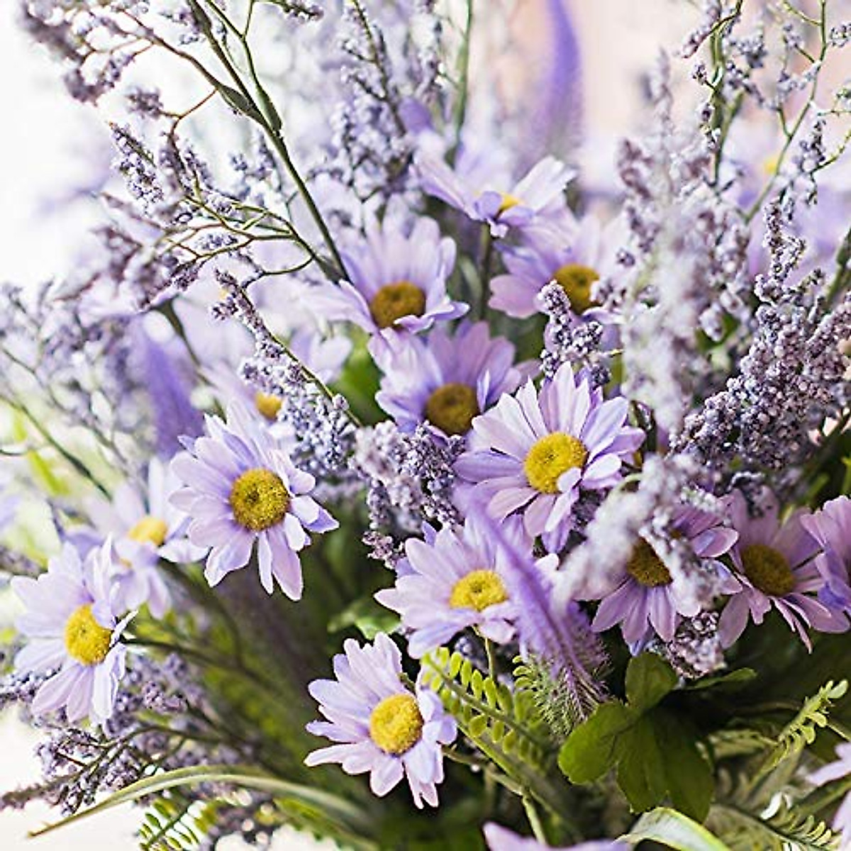 G Home Collection RusticReach Artificial Flower Bouquet Purple Country Flowers 20" Tall