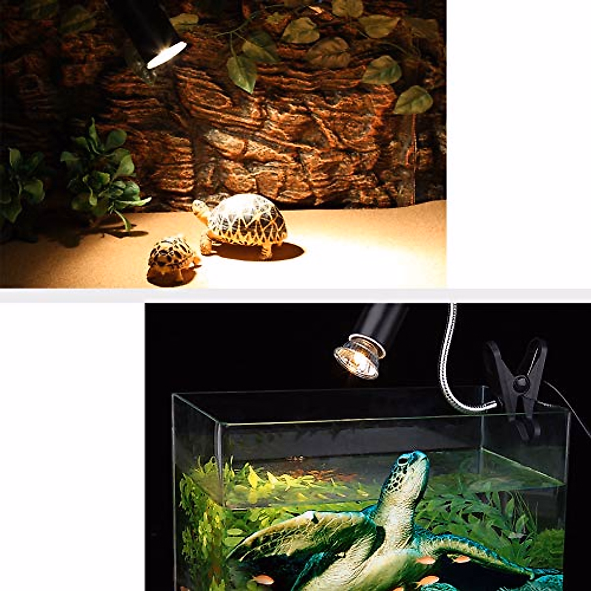 GOTOTOP 75 Watt UVA UVB Mercury Vapor Bulb/Light/Lamp for Reptile and Amphibian Use - Excellent Source of Heat and Light for UV and Basking