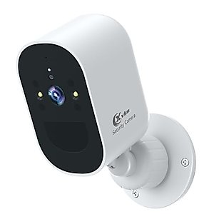 XVIM 4MP Wireless Security Camera Outdoor, 2.5K Battery Powered Home Security Camera with Spotlight Night Vision, 2.4GHz WiFi, Cloud/SD Card Storage, 2-Way Audio, Waterproof, PIR Motion Detection