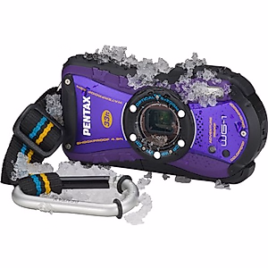 Pentax Optio WG-1 Adventure Series 14 MP Waterproof Digital Camera with 5x Wide-Angle Optical Zoom (Purple)