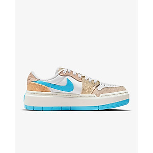 W AIR Jordan 1 Elevate Low SE - Size 5.5 US - White/Sanddrift/Baltic Blue