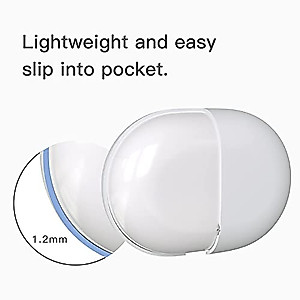 DamonLight Case for Beats Studio Buds, Sillicone Cover Shockproof Drop Proof Bud Case (White)