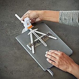 Fiskars Flat Vinyl Alignment Tool, White/Orange