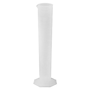 EISCO 7PC Graduated Cylinder Set - Class B - 10ml, 25ml, 50ml, 100ml, 250ml, 500ml & 1000ml - Polypropylene Plastic, Octagonal Base, Moulded Graduations - Industrial Quality, Autoclavable