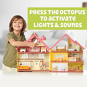 Bluey Ultimate Lights & Sounds Playhouse & Toy Box, 2.5-3 inch Figures | Amazon Exclusive