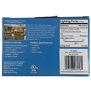 GE 96958 LED12DP3L3FL5K-2 LED Light Save Energy 12W=75W