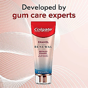 Colgate Enamel Renewal Enamel Repair Toothpaste with Whitening, Mint Whitening Toothpaste, 3 Oz