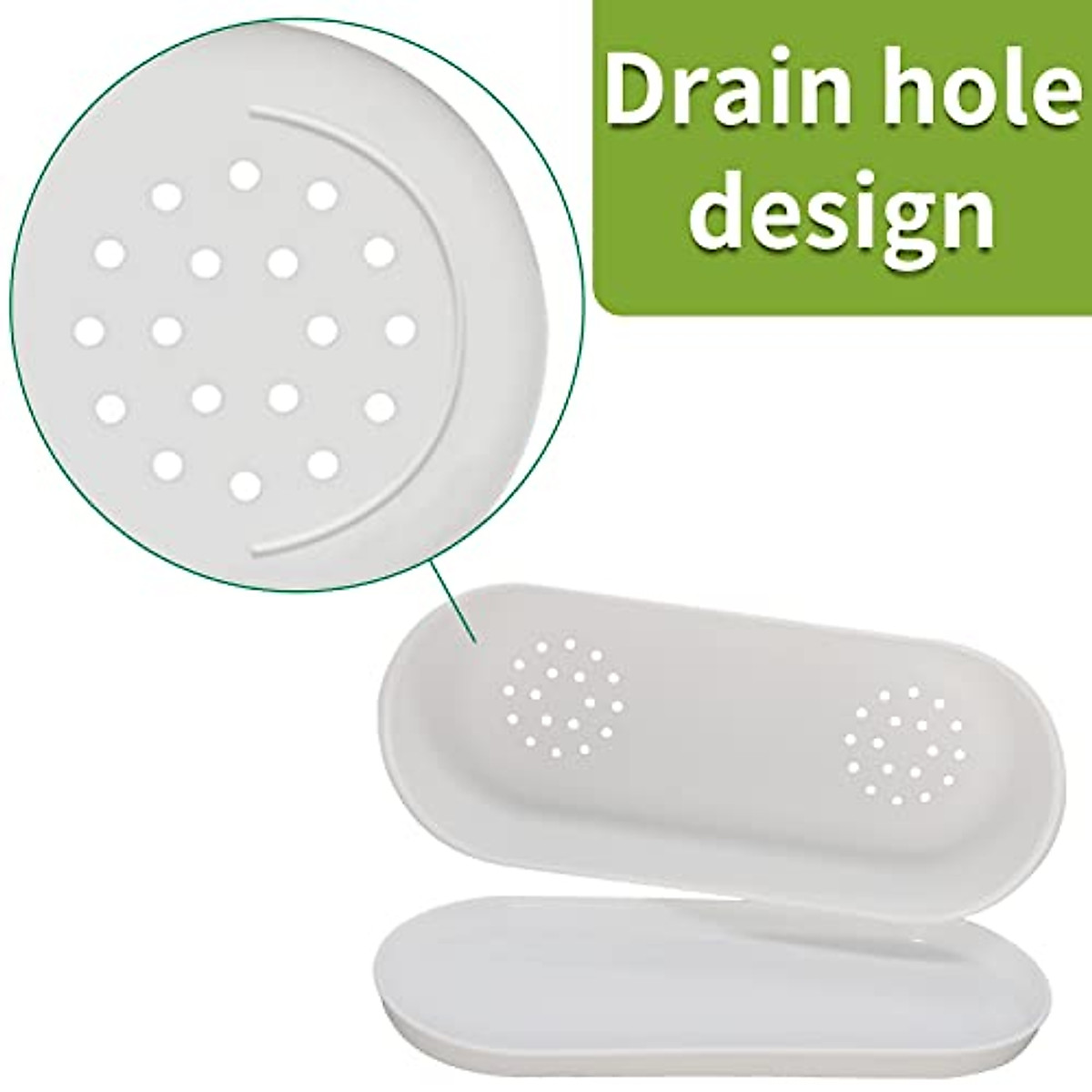 Torfican 5 Set Window Herb Planter Box Rectangular,8.5x3.5 Inch White Plastic Planters with Multiple Drainage Holes and Trays,Indoor Succulent Cactus Mint Flower Pot for Windowsill,Garden Balcony