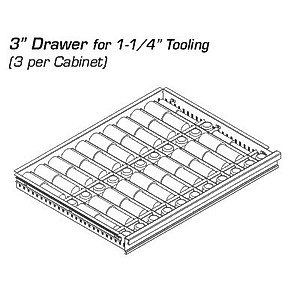 Versatility - 8 Drawer Turret Tooling Cabinet with Mobile Base, VT-22000