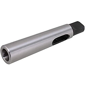 Unifizz Alloy Steel Extension Sleeve with External and Internal Morse Taper, MT3-3 Diameter 36mm, Length 215mm Precision Lengthened Reducing Sleeve, Silver 1pcs