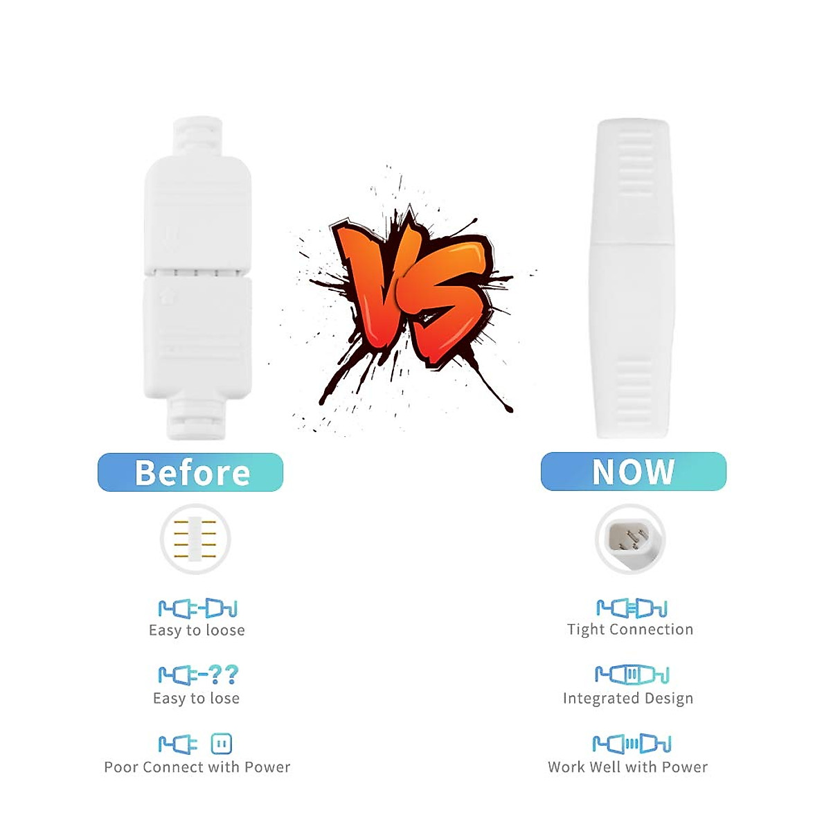 Led Strip Light, 44 keys IR remote DC12V 16.4ft Dimmable Warm Cool White RGB 5050 Color Changing Led Tape Kit Christmas Lights for Bedroom, Cupboard, Wine Cabinet, Xmas, Gift, Staircase