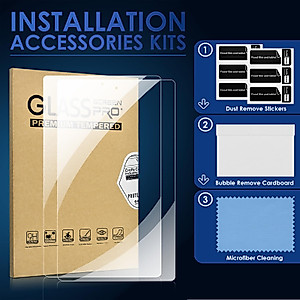 【2 PACK】Screen Protector for All New Fire 7/ Fire 7 Kids Pro Tablet 7 inch (9th/ 7th Generation, 2019/2017), DETUOSI Ultra Clear/Case Friendly/Touch Sensitive/Bubble Free/Anti-Scratch Tempered Glass