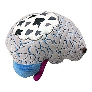 GIANTmicrobes Depression Plush, Depression Gifts, Emotional Support Stuffed Animal, Mental Health Matters, Mental Health Awareness Gifts, Emotional Support Gifts, Psychiatrist Gift, Psychology Gifts
