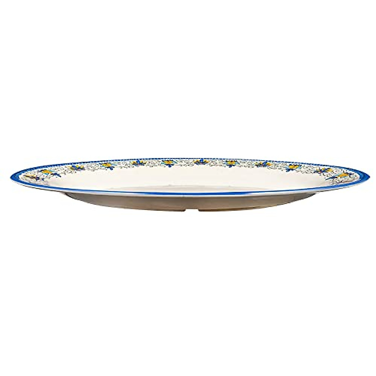 G.E.T. OP-618-SL Food Service Oval Display Platter, 18" x 13.5", Santa Lucia