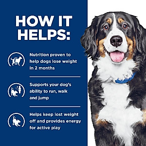 Hill's Prescription Diet Metabolic + Mobility, Weight + j/d Joint Care Vegetable & Tuna Stew Wet Dog Food, Veterinary Diet, 12.5 oz. Cans, 12-Pack