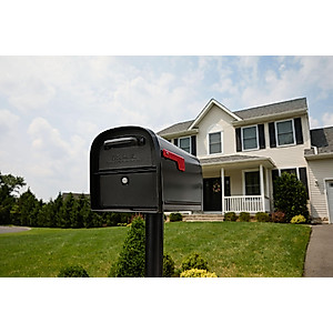 Architectural Mailboxes 6300P-10 Locking Parcel Mailbox, X-Large, Pewter