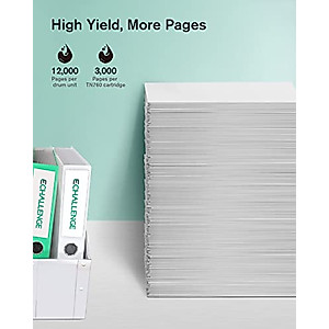TN760 Toner Cartridge and DR730 Drum Unit-3 Packs Compatible cartridges for Brother TN760 TN-760 TN730 TN-730 DR730 to use with HL-L2350DW MFC-L2710DW Printer (2 Toner Cartridge, 1 Drum Unit)