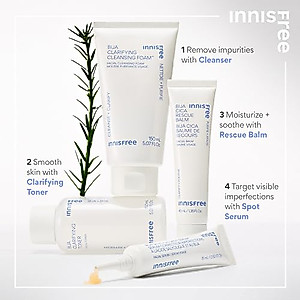 innisfree Bija Clarifying Emulsion with Salicylic Acid and Niacinamide, Korean Skincare Lightweight Face Moisturizer (Packaging May Vary)