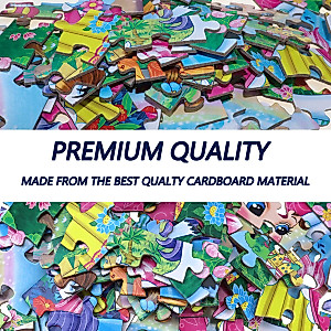 Puzzles for Kids Ages 4-8 Year Old - Princess & Unicorns,100 Piece Jigsaw Puzzle for Toddler Children Learning Educational Puzzles Toys