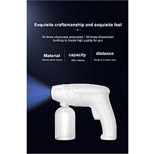 FGHE Disinfectant Sprayer, Handheld USB Rechargeable Atomizer Large Capacity Electric Sprayer,Nozzle Adjustable Sprayer for Home, Office, School or Garden