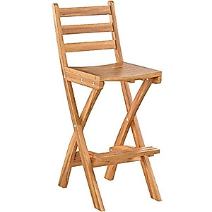 Christopher Knight Home Atlantic Outdoor Folding Wood Bar Stools