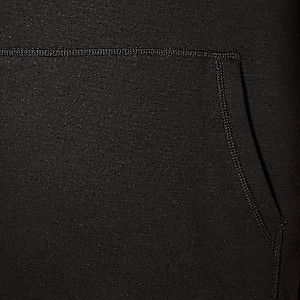 Amazon Essentials Men's Hoodies, Sherpa-Lined Pullover, Black, Medium