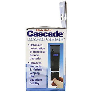Penn-Plax Cascade 170 Filter Replacement Bio-Sponges (2 Sponges) – Provides Physical and Biological Filtration for Freshwater and Saltwater Aquariums