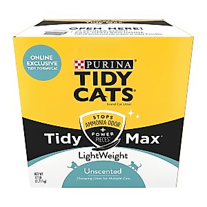 Tidy Cats Tidy Max Lightweight Unscented Cat Litter Clumping Formula - 17 lb. Box