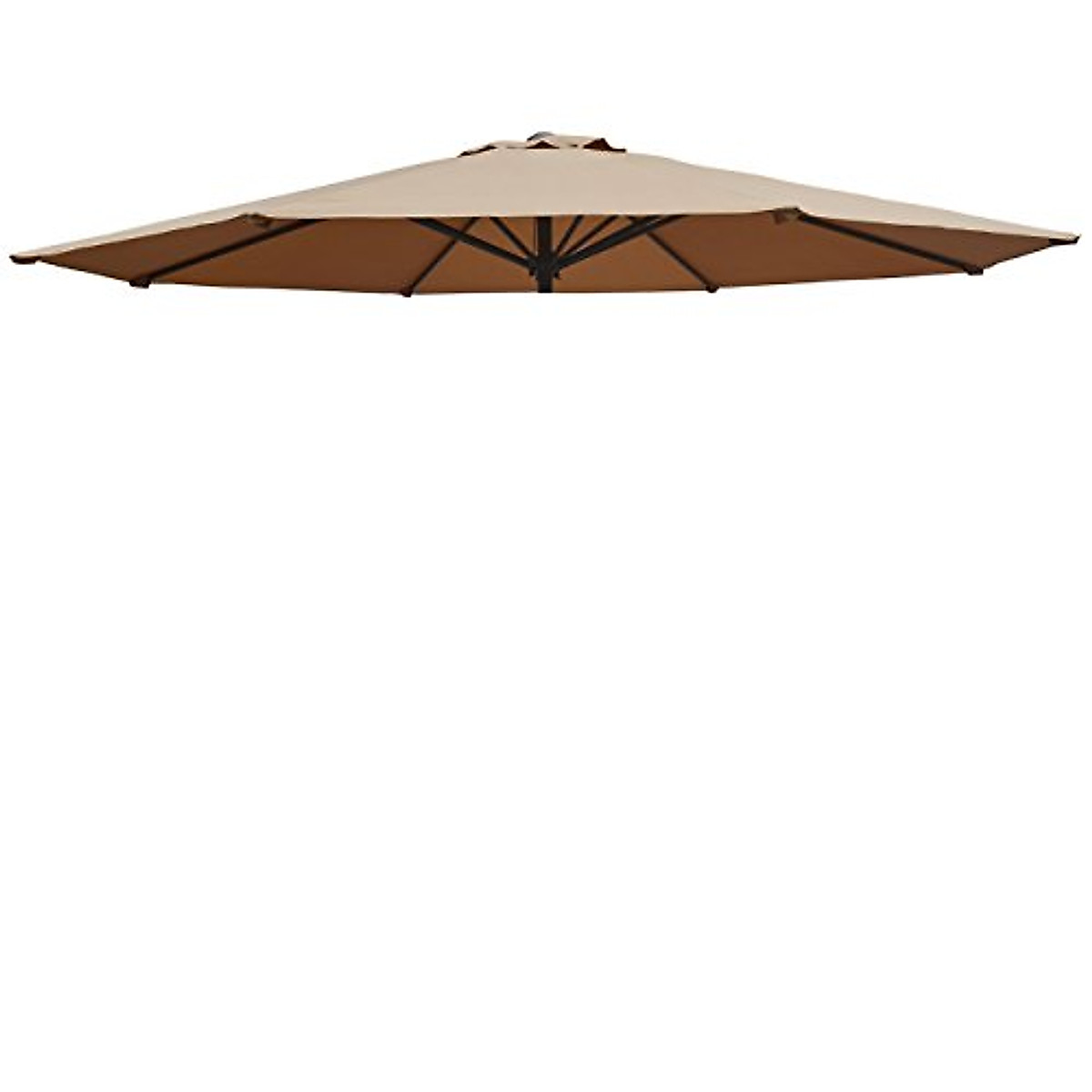 BenefitUSA Umbrella Cover Canopy 13ft 8 Rib Patio Replacement Top Outdoor-tan