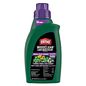 Ortho WeedClear Lawn Weed Killer Concentrate2, Kills Dollarweed, Dandelion, and Clover, 32 fl. oz.