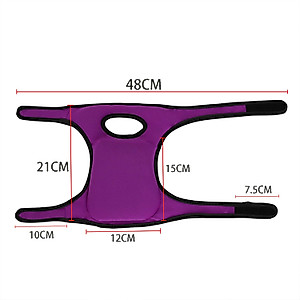 Gardening Knee Pads, Water Resistant Adjustable Garden Kneeler Water Resistant Neoprene Cover for Yard Gardening Cushion House Cleaning Work Flooring Thick Foam Padding Kneeling Kneepads Purple