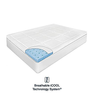 SensorPEDIC 3 in Euro Majestic Mattress Topper, Twin, White