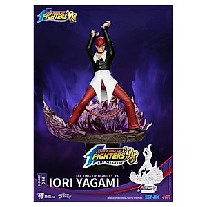 Beast Kingdom The King of Fighters: Iori Yagami DS-044 D-Stage 6-Inch Statue, Multicolor