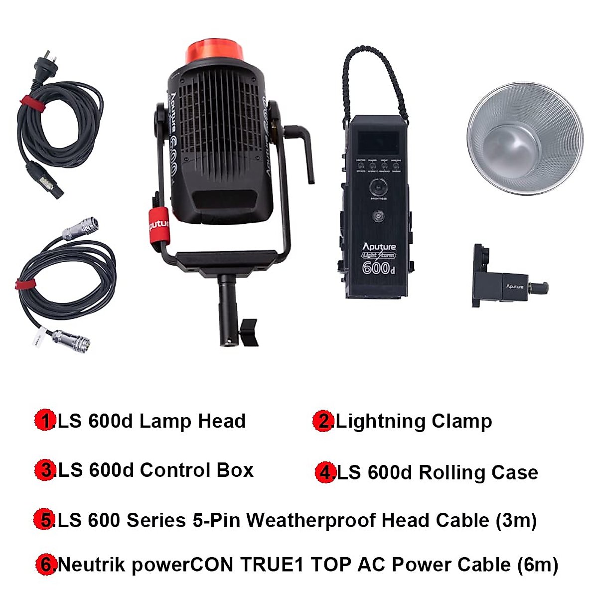 Aputure LS 600d LED Video Light V-Mount, CRI & TLCI ≥96,Bluetooth App Control 8 Lighting FX Aputure 600d for YouTube Studio, Video Shooting, Gaming, Streaming, Broadcasting, Conference