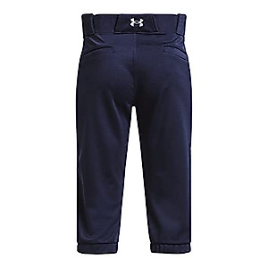 Under Armour Girls Utility Softball Pants 22, (410) Midnight Navy / / Baseball Gray, X-Small