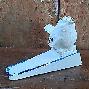 WEMPOLU Dog Tail Door Stop Decorative Cast Iron Door Stopper Wedge, Antique Brass………