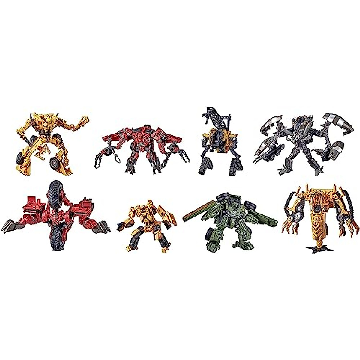 XAGVHIM Transformer Toy, Studio Series 69 Revenge of The Fallen Devastator Constructicon KO Action Figures 8-Pack - Birthday Gifts Toy - 16"(Color : 8 Pack)