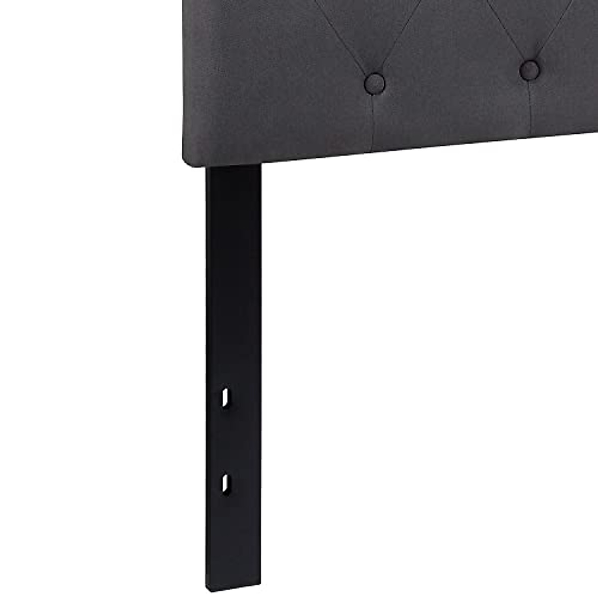 Flash Furniture Cambridge Tufted Upholstered Queen Size Headboard in Dark Gray Fabric