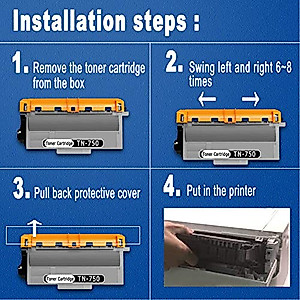 HIYOTA 1 Pack Black TN-750 TN750 Compatible Toner Cartridge Replacement for Brother hl-5440D 5450DN 5470DW/DWT 6180DW/DWT DCP-8110DN 8150DN MFC-8710DW Toner Cartridge,High Page Yield Up to 8,300 Pages