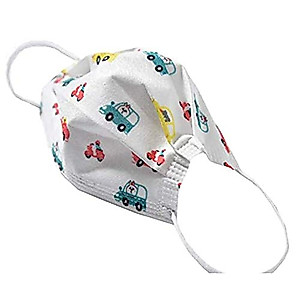 50Pcs Pack 3 Ply Disposable Face Masks Cartoons Kids Mask (50)