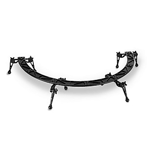 Proaim Curve-180° Curved Video Camera Slider for Tracking/Motion/Parabolic/Reveal Shots & More. Smooth & Balanced Glides, Adjustable Feet. 10kg/ 22lb Payload, 1/4" & 3/8" Tripod Threads (SL-CUR-180)