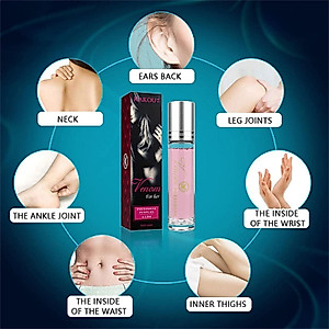 HYOIIO 2PCs Pheromone Perfume for Women, Portable Perfume Long Lasting Female Roll On Perfume Venom Scents Pheromones