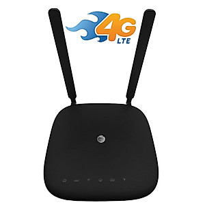 Router ZTE MF279 AT&T Wireless Internet GSM Unlocked | 4G LTE Wi-Fi | Mobile Router | Smart Home Hub | Connects Up to 20 Devices | Secure Wireless Network Anywhere (with Antennas)