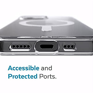 Speck Products Presidio Perfect Clear + MagSafe iPhone 12 / iPhone 12 Pro Case, Clear/Clear