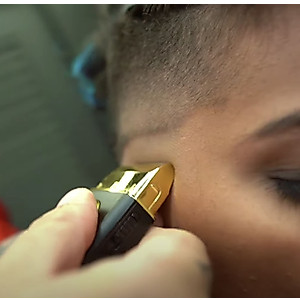 Gamma+ Replacement Gold Titanium Slick Foil Head for The Uno Men's Shaver, Designed for Longer Facial Hairs, Snaps On